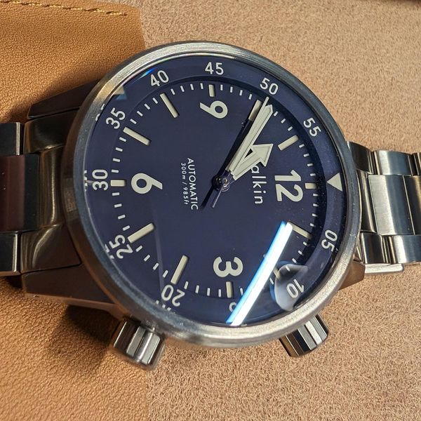 [WTS] Alkin Model 2 Blue Dial | WatchCharts