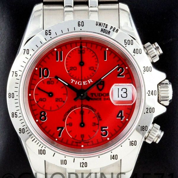 Tudor Tiger Prince Date Chronograph 79280 Box & Papers 40mm Automatic ...