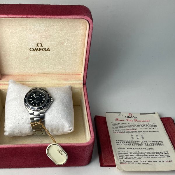 OMEGA Seamaster Pre Bond Watch 396.1052 Professional Diver 200m black ...