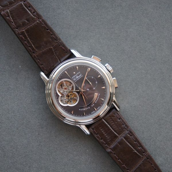 WITHDRAWN 3,100$ Zenith El Primero Chronomaster Open Heart - Power ...