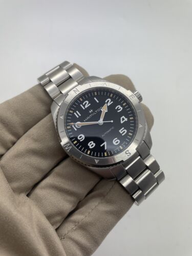 2024 Hamilton Khaki Field Expedition Auto 41 mm Black Men's Watch ...