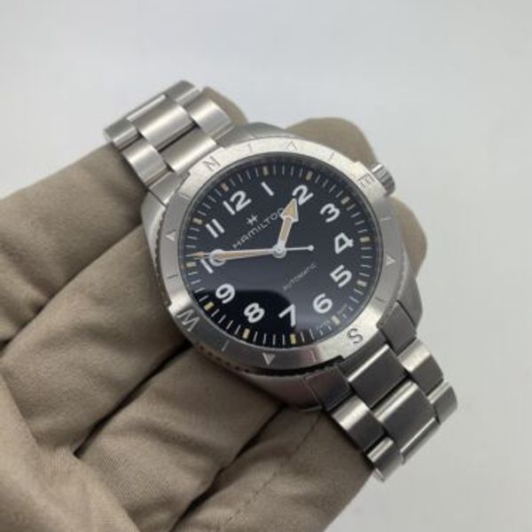 2024 Hamilton Khaki Field Expedition Auto 41 mm Black Men's Watch ...
