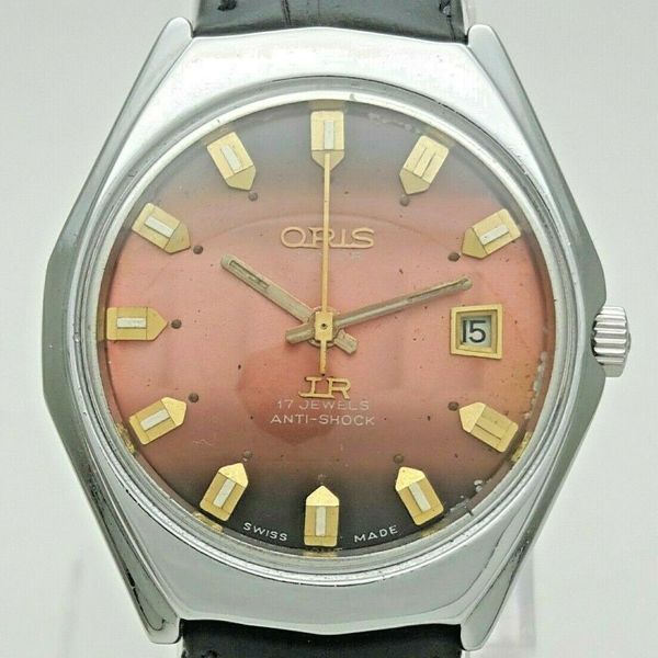 Vintage Oris JR Junior Hand Winding 17J Cal EB 8800 Date Swiss Men's ...