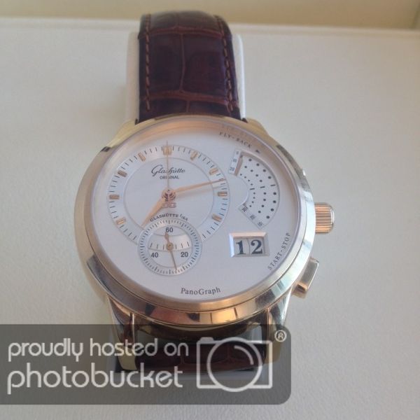 Glashutte Original Panograph in rose gold with display back ...