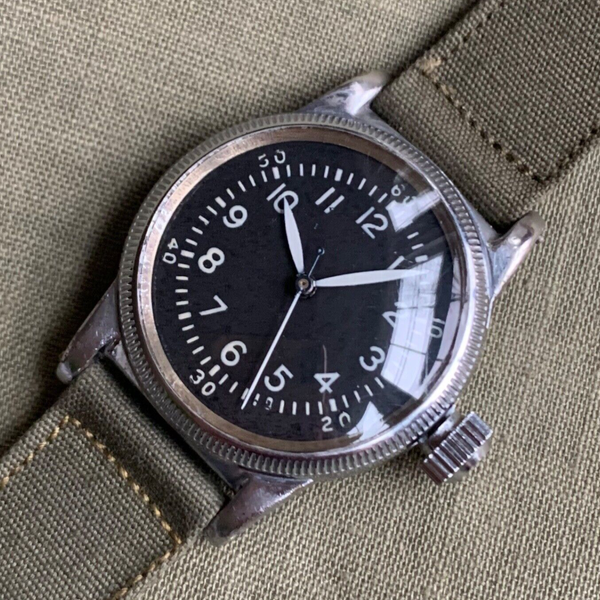 1940's Waltham A-11 Hack Grade: No. 10616 US Military Issued WWII Wristwatch | WatchCharts ...