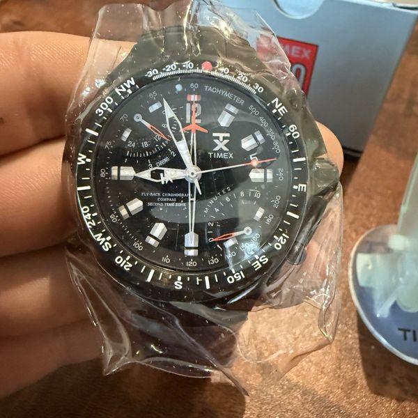 Timex TX Technoluxury Fly-Back Chronograph Quartz Watch T3B861 Dead ...