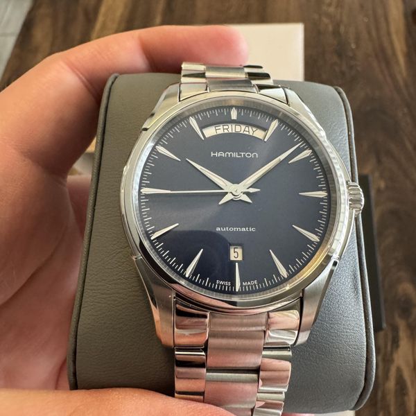 [WTS] Hamilton Jazzmaster Day Date - blue dial on bracelet ...