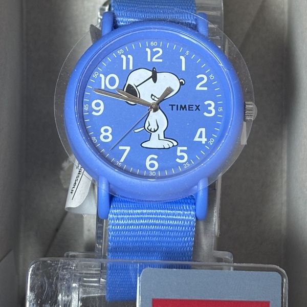 TIMEX x Peanuts Collaboration Wristwatch Snoopy JOECOOL Weekender Blue ...