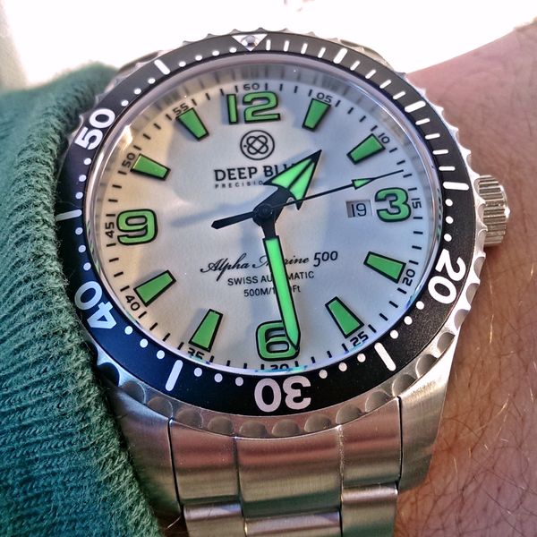 ($450)Deep Blue Swiss Alpha Marine | WatchCharts