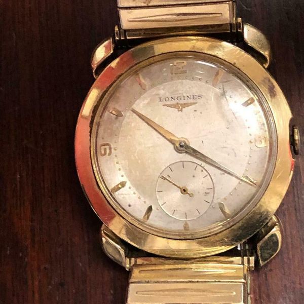 Vintage LONGINES 14k Solid Yellow Gold Apex Case Manual Wind Men's ...