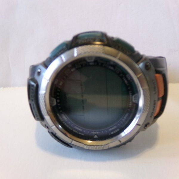 CASIO PATHFINDER TRIPLE SENSOR COMPASS THERMOMETER ALTIMITER BAROMETER ...