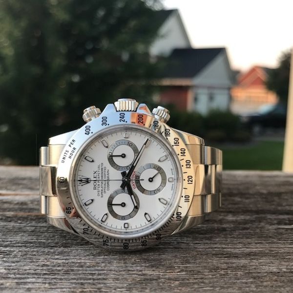 *ONLY $12,650! 2014 Rolex Daytona 116520 -White- Random - UNPOLISHED ...