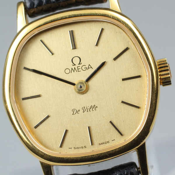 [N MINT] Vintage OMEGA De Ville Cal.625 Gold Dial Hand Winding Watch ...