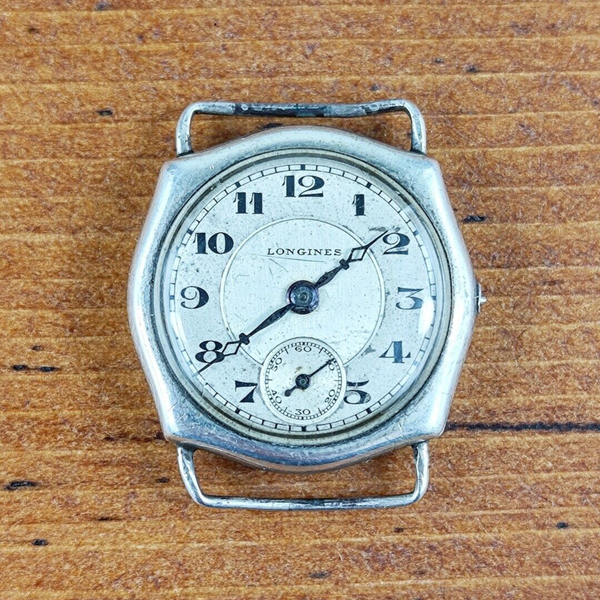 Early 1920s LONGINES Watch - 925 Silver Cushion Case - Caliber 940 ...