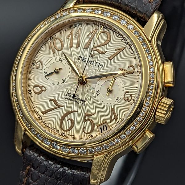 Zenith Chronomaster Star El Primero 18K Yellow Gold & Diamonds ...