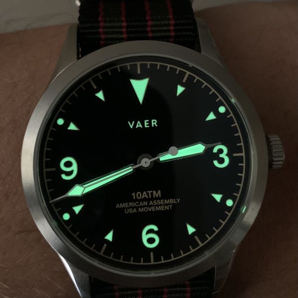 Vaer C5 Field watch Tradition styled $125 | WatchCharts Marketplace