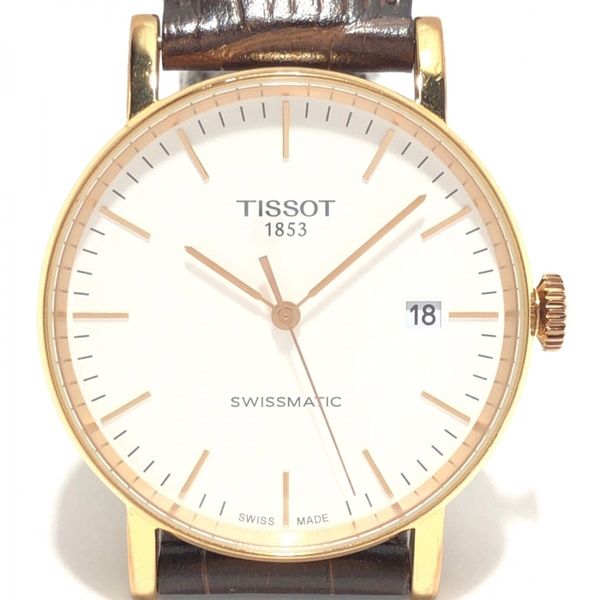 [New] [Used] TISSOT (Tiso) Everytime Swissmatic Watch Back Scale White ...