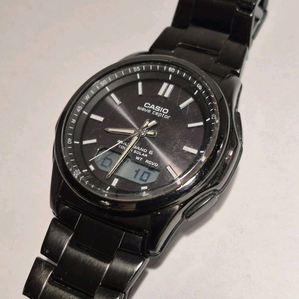Casio Wave Ceptor WVA-M630 - Radio Controlled Solar, Analog & Digital ...