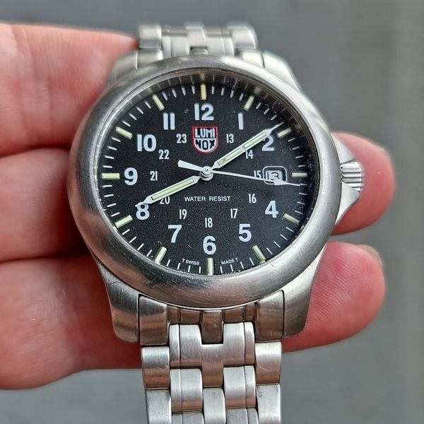 Luminox 40 mm H3 MBM Vintage Swiss Made New Battery Quartz Runs Most Of ...