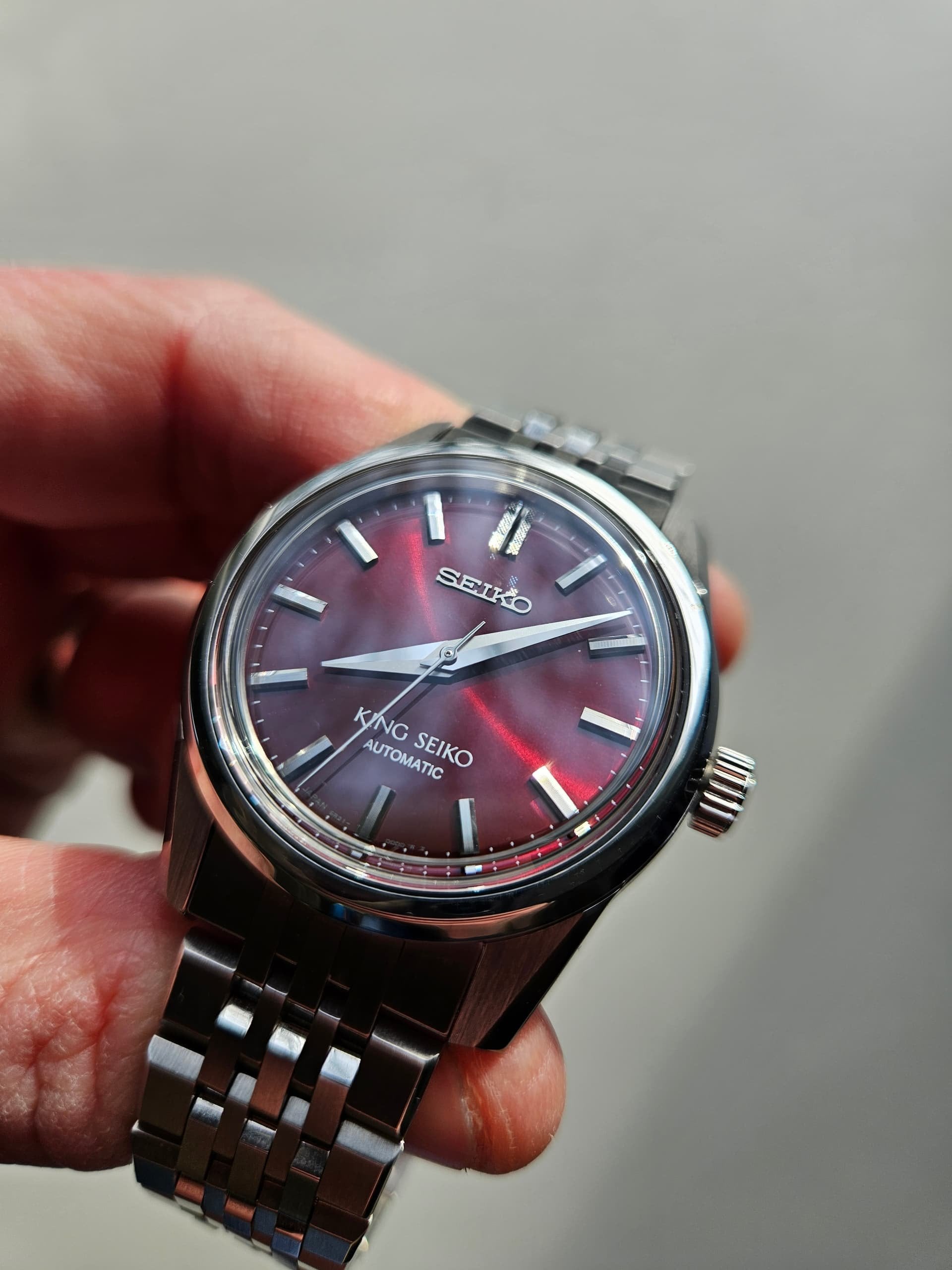 FS: King Seiko SPB287 cherry dial | WatchCharts Marketplace