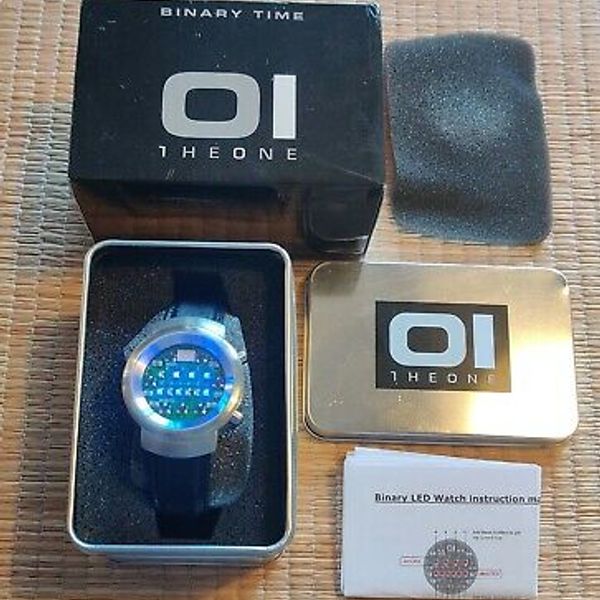 RARE,UNIQUE 01 THE ONE "Samui Moon" Men's Binary Watch - NIB ...