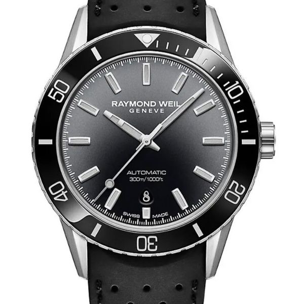 BNIB JULY 2023 RAYMOND WEIL GENEVA FREELANCER DIVER REF 2775-SR1-20051 ...