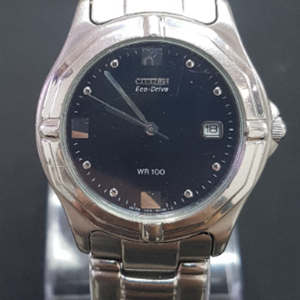 Vintage Citizen Eco Drive Men's Watch A114-H16340 Eco Drive Solar Tech ...