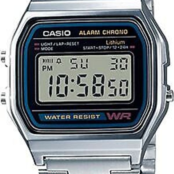 Casio A158WA-1DF - Reloj Digital de Acero Inoxidable para Hombre | WatchCharts Marketplace