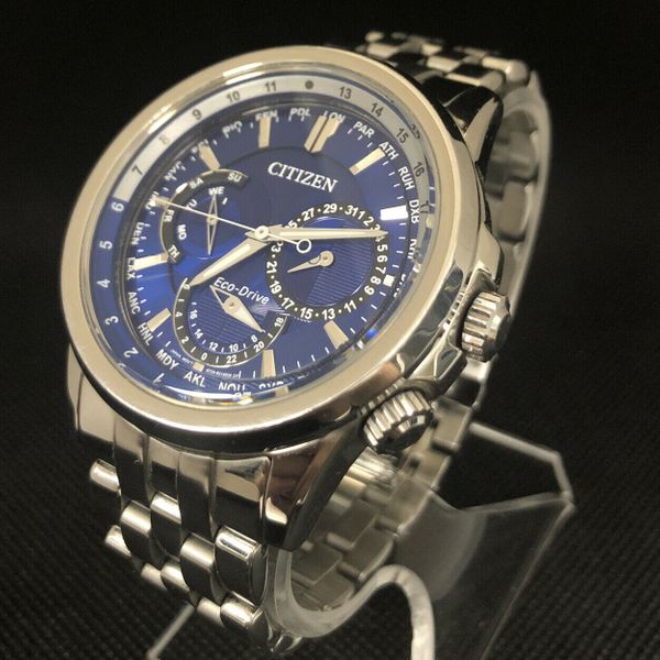 CITIZEN ECO DRIVE - Men's Silver with Blue Face 8729-R005791 | WatchCharts