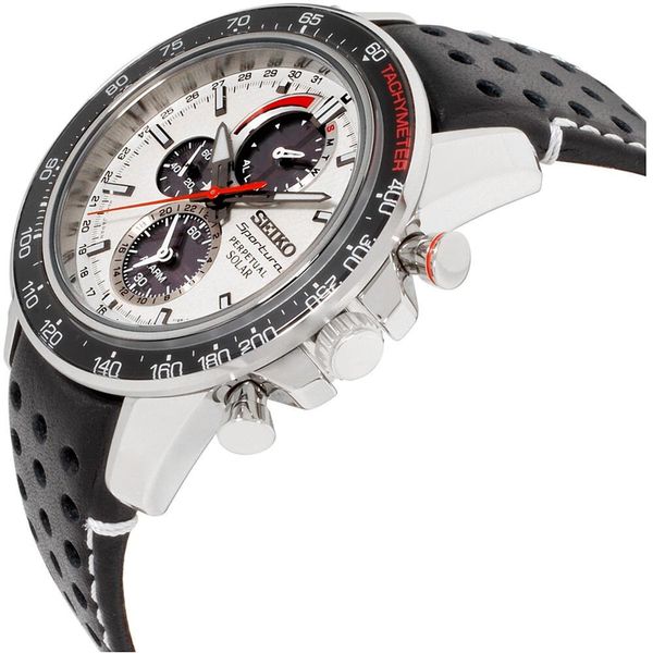 Seiko Sportura Perpetual Calendar Solar Alarm Chronograph 48mm SSC359P1 ...