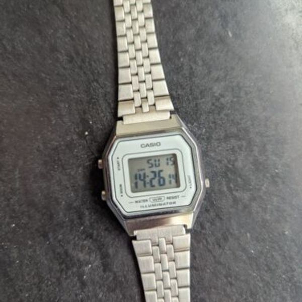 Casio 3284 LA680WE Digital Quartz Watch Working Ladies | WatchCharts ...