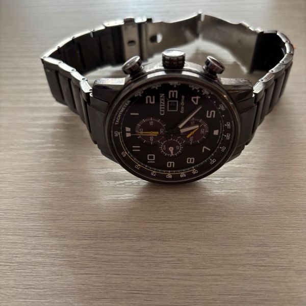 Citizen Primo Gray Gunmetal Chronograph 45mm - One Sharp Looking Watch ...