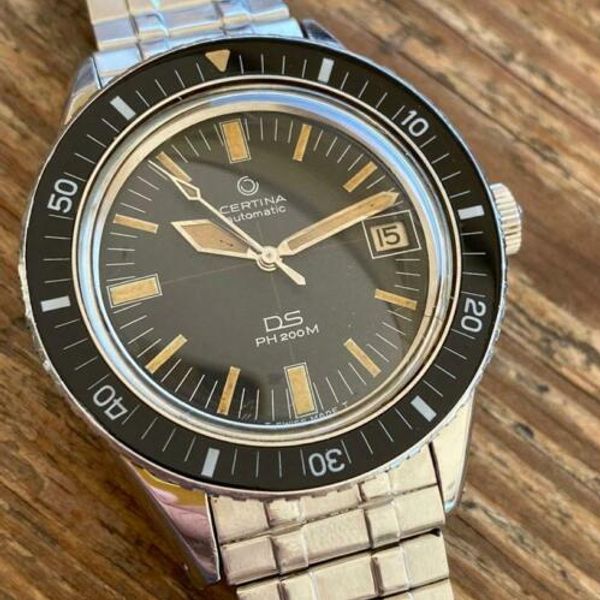 VINTAGE CERTINA DIVER DS PH200M UNPOLISHED VINTAGE WATCH 100% GENUINE ...