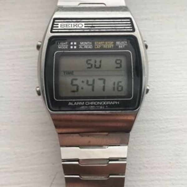 Vintage Seiko A359-5010 Digital Chronograph Watch, New Battery Fitted ...