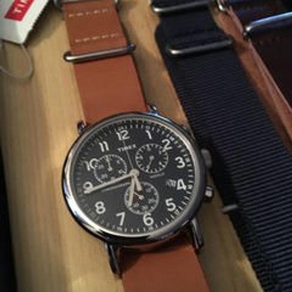 FS/ Timex Weekender Chronograph 40mm with 3 Straps Gift Set | TWG012800 ...