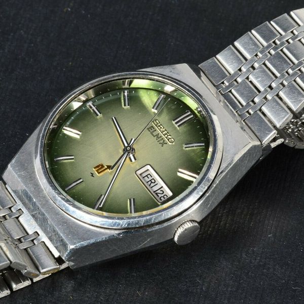 Seiko Elnix 0703-8030 watch Working electro-mechanical 1975 pre quartz ...