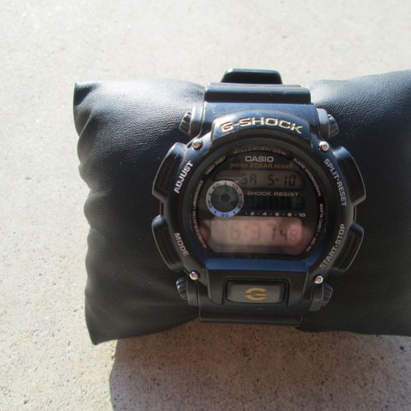 Casio G-Shock DW-9052 3232 Sport Wristwatch Black Chronograph ...