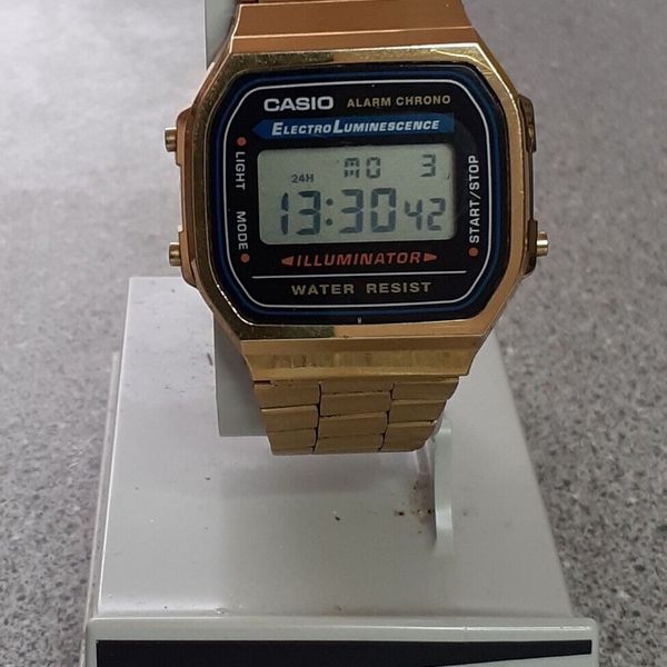 Mens Casio Watch. Model A168 | WatchCharts Marketplace