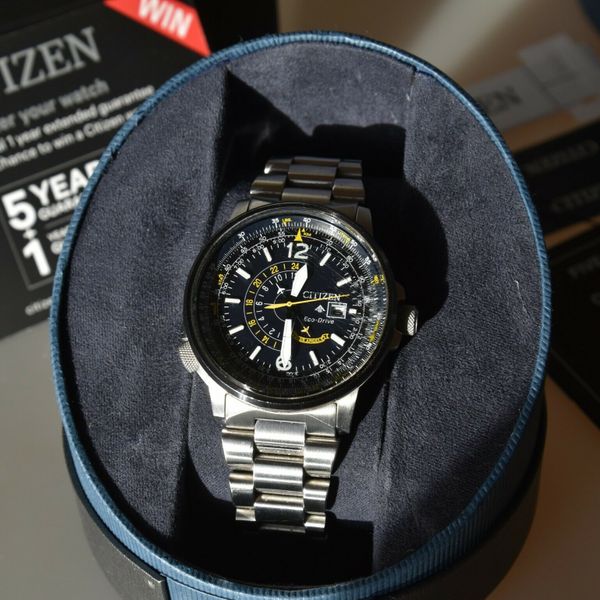 Citizen Men's Eco-Drive Blue Promaster Nighthawk BJ7006-56L ...