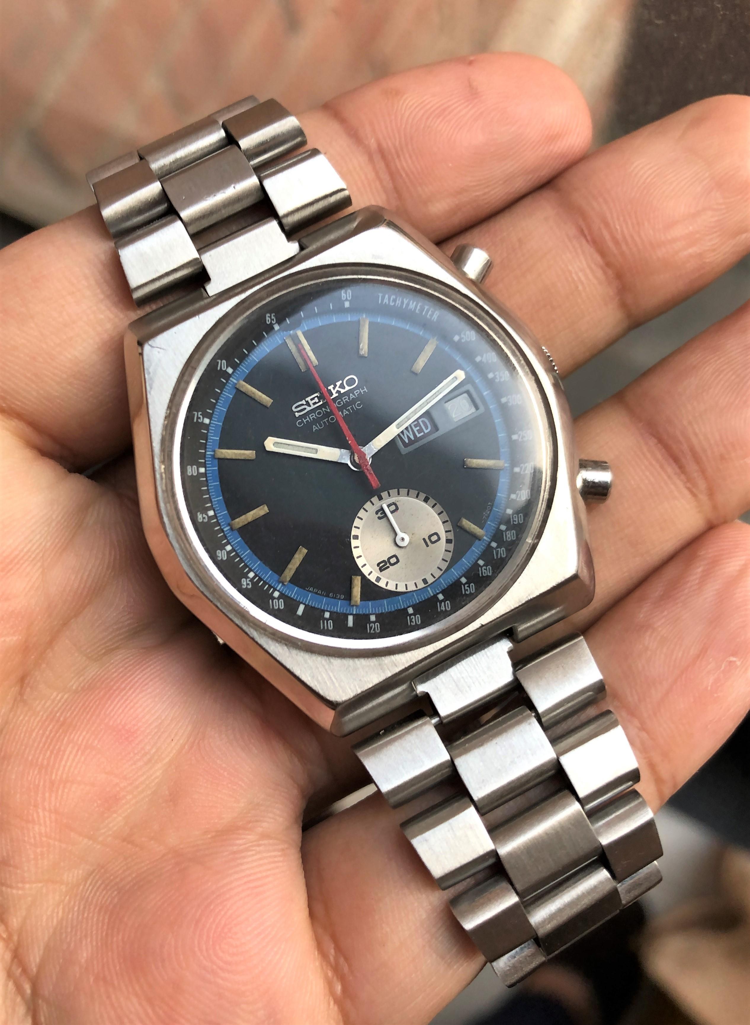 FS: Seiko 1973 SERVICED Automatic Vintage Chronograph 6139-7080 ...