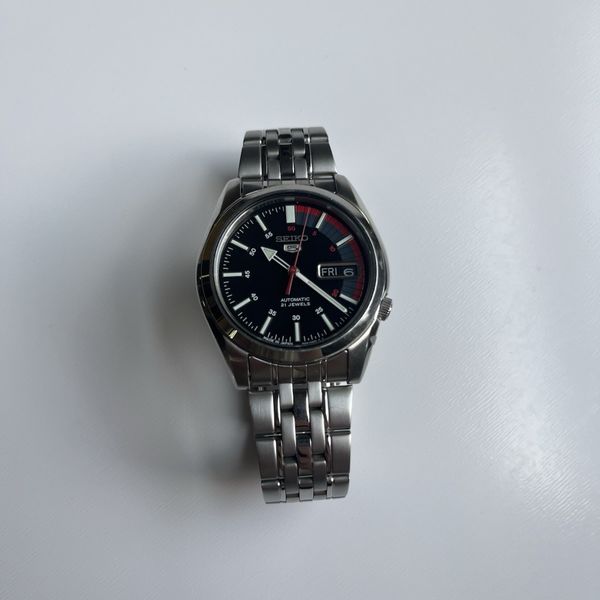 Seiko 5 Automatic Black Dial 36mm Cal. 7S26 Day/Date 21 Jewels. Stainless Steel | WatchCharts ...