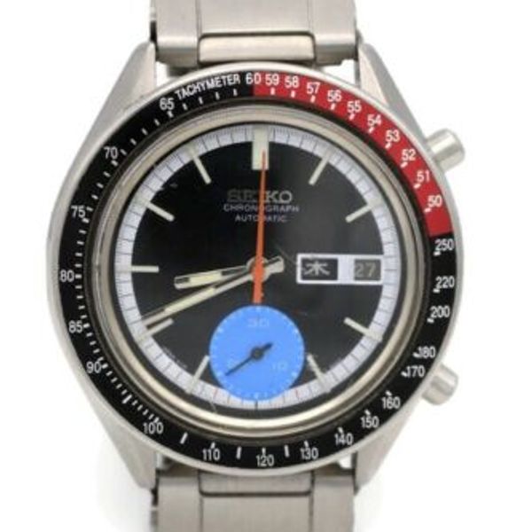 Vintage Seiko Mod Coke Bezel Chronogaph w/ 6139 Movement & “Blue Eye ...