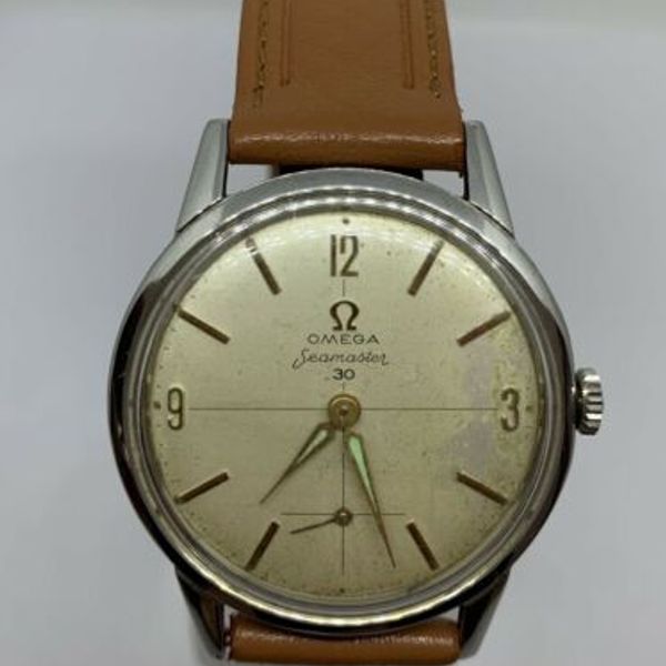 Vintage Omega Seamaster 30 Sub Second Manual Wending Cal 269 Ref 125. ...