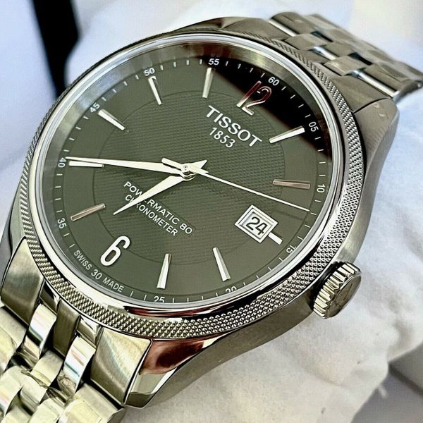 TISSOT 1853. POWERMATIC 80. CHRONOMETER T108408 A * NEW WITH TAGS ...