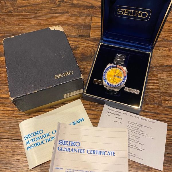 [$1,900 USD] FS Seiko 6139-6005 True Pogue Box and Papers just Serviced ...