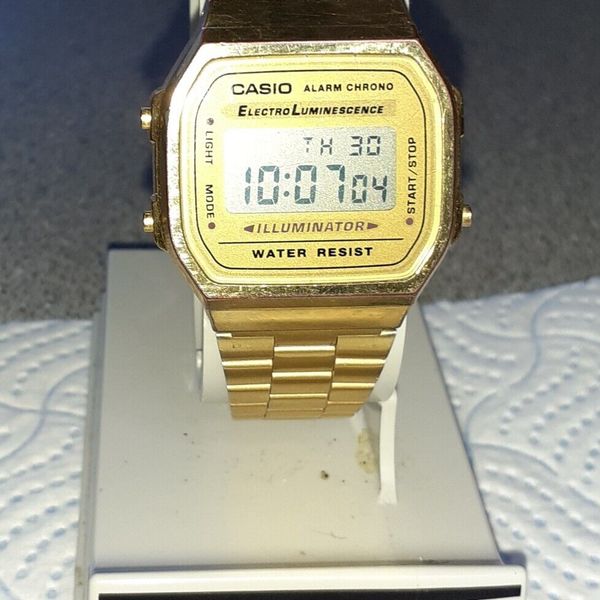 Mens Casio LCD Watch. Model A168. | WatchCharts Marketplace