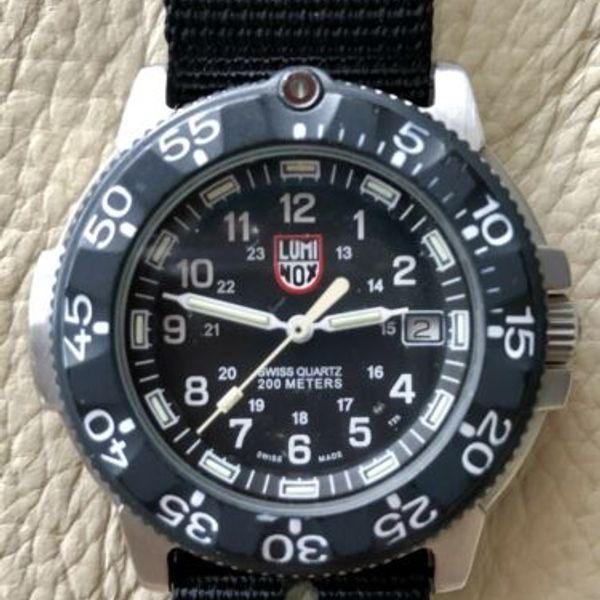 LUMINOX STEEL SERIES 3100 NAVY SEAL WATCH w/2 Extra Bands | WatchCharts ...