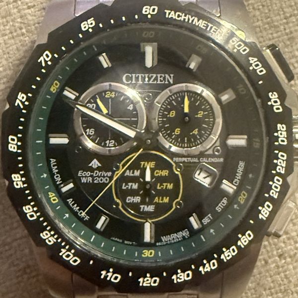 Citizen Promaster MX Eco-Drive Men's Chronograph Racer Watch 43MM ...
