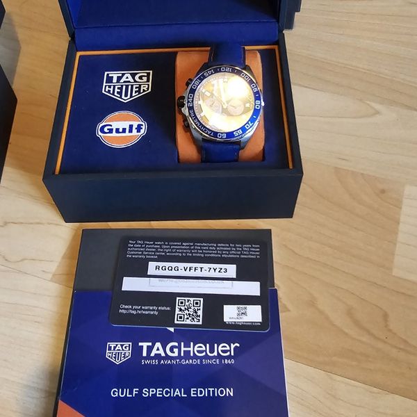 TAG HEUER FORMULA ONE GULF WATCH | WatchCharts Marketplace