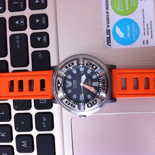 FS Citizen Promaster Titanium Solar 300m ECOZILLA Diver BJ8041-09E ...